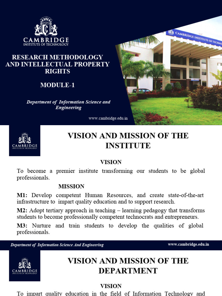 RM - MODULE 1 | PDF | Motivation | Motivational