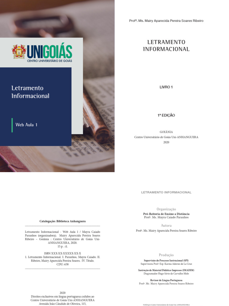 Letramento Informacional - Ebook - Aula 1 | PDF | Aprendizado | Conhecimento