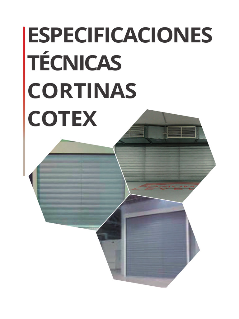 Catalogo Técnico Cortina Ei Sin Irrigación | PDF | Cortina | Armadura
