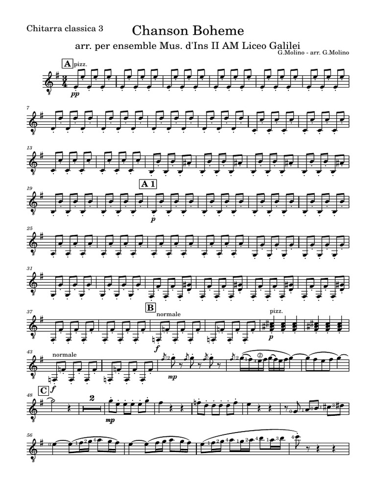 Classical Guitar Ensemble Piece | PDF