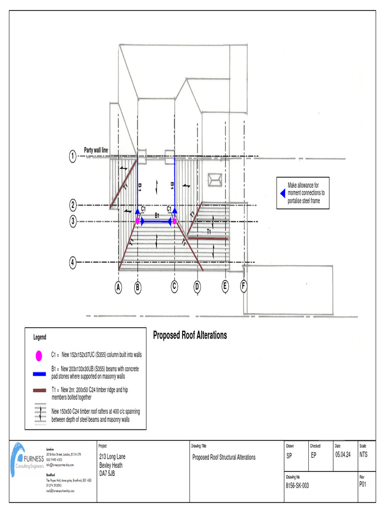 8156-SK-003 - Roof Layout | PDF