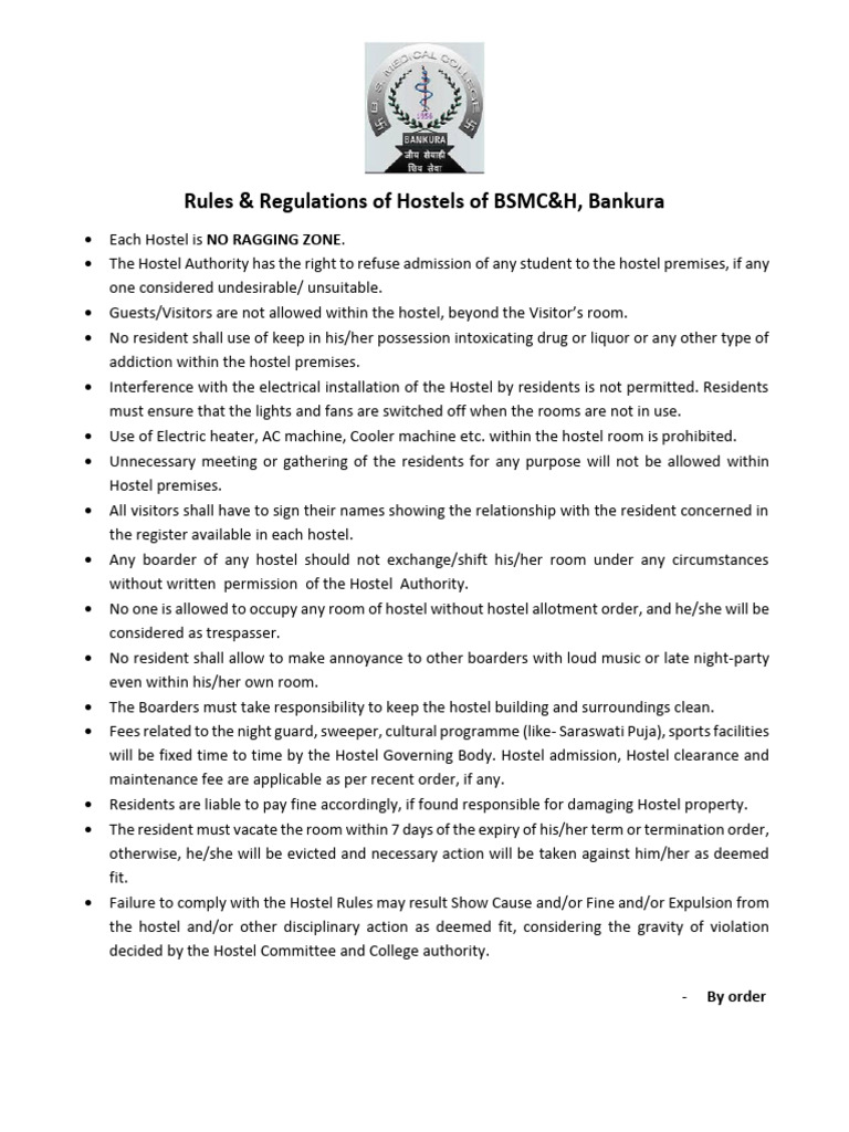 hostel-rules | PDF
