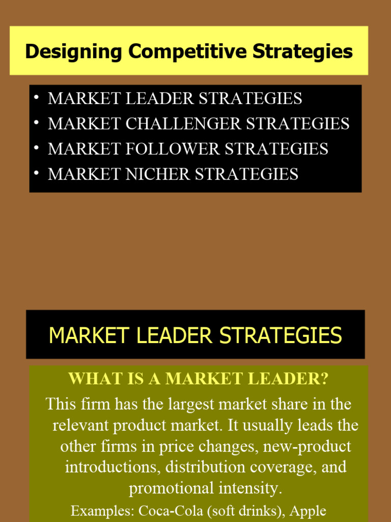 5 - Competitive Strategies | PDF | Marketing | Business Economics