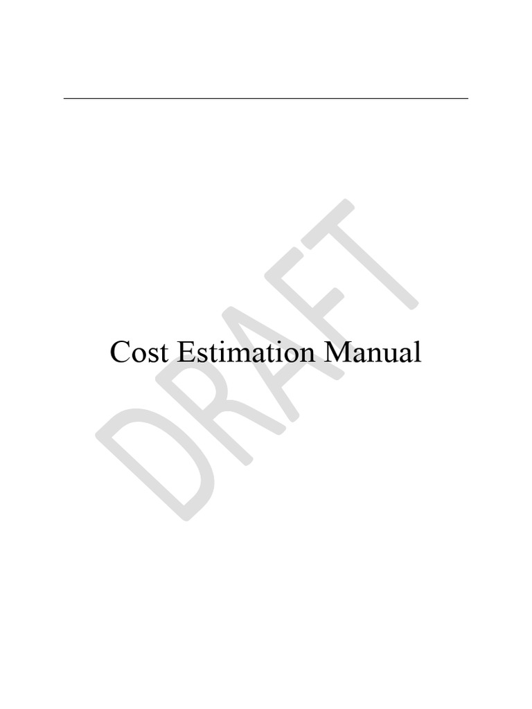 Cost Estimation Guide for Engineers | PDF | Electric Power Transmission ...