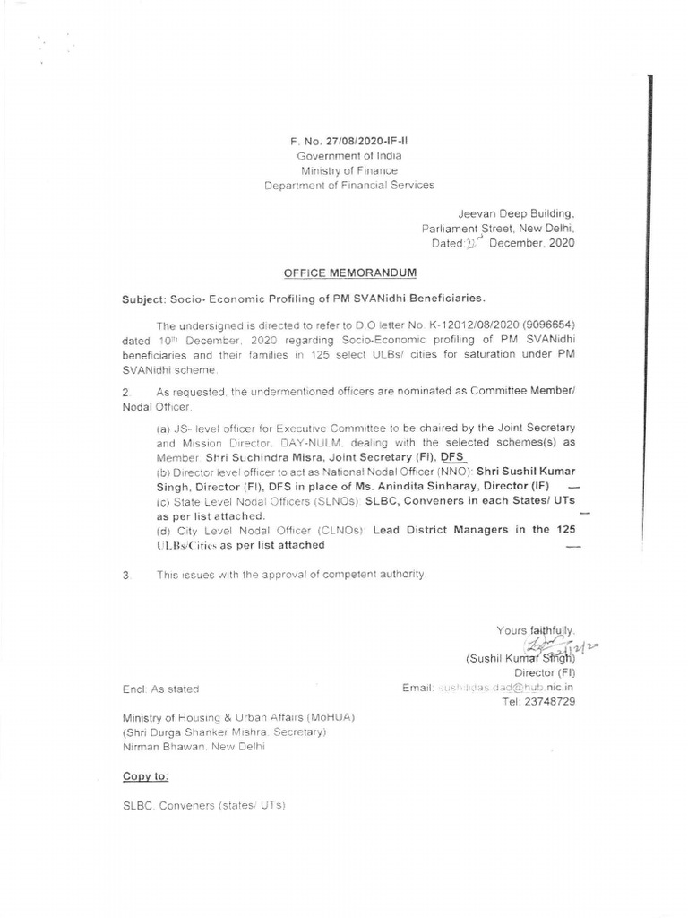 Letter From DFS | PDF | Personal Finance | Financial Services Companies