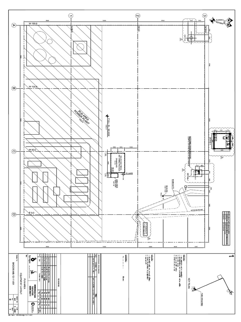 BKDD06-ME-1D-11-001 Rev.D PLN Area Equipment Layout | PDF