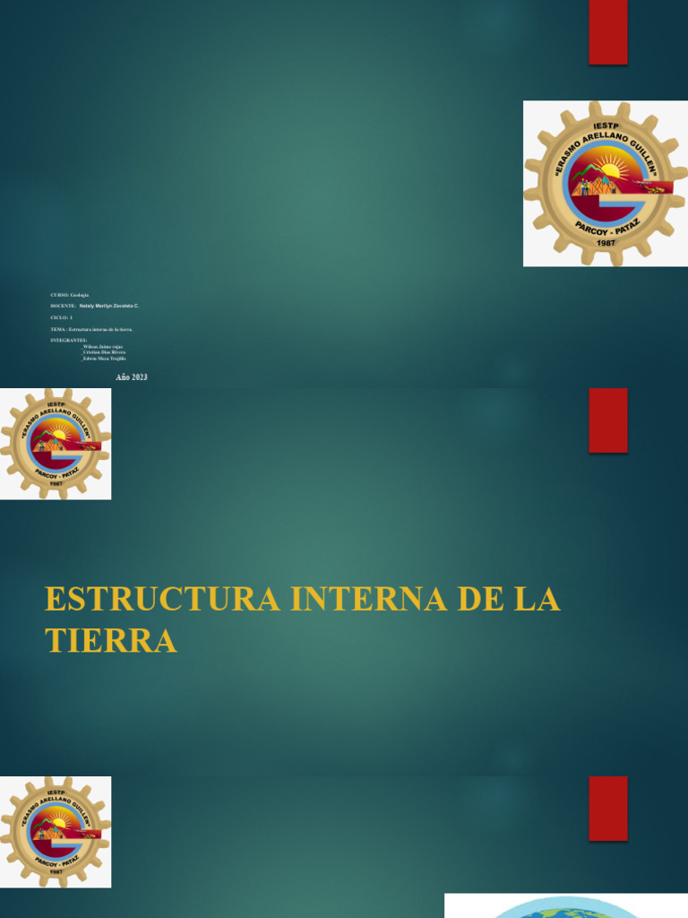 Estructura Interna de la Tierra: Capas y Composición | PDF | Tierra ...