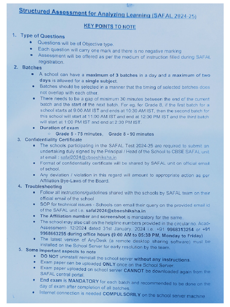 safal key notes | PDF