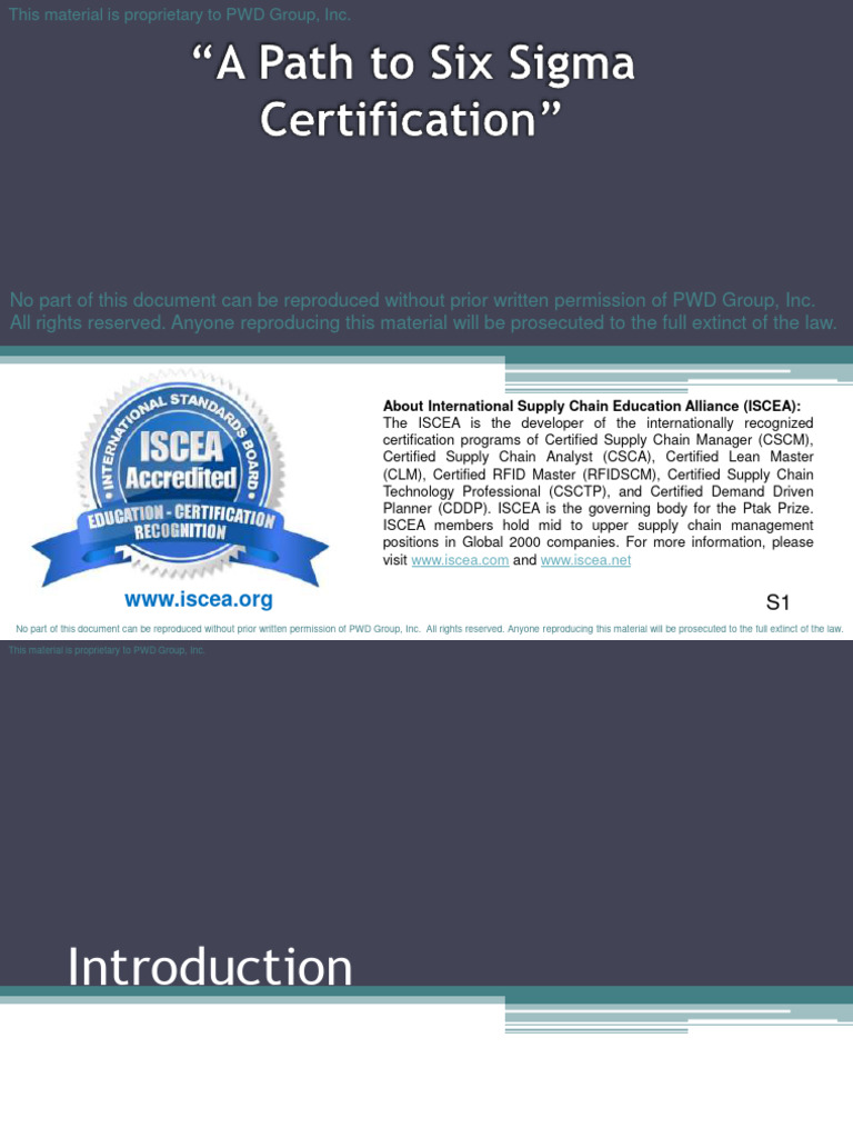 2023 CLSSBB Trainer Solutions SC Ver | PDF | Six Sigma | Iso 9000