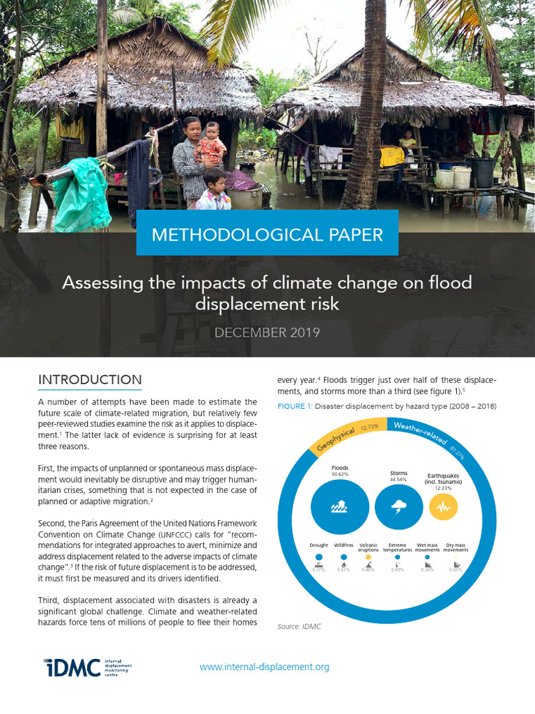 Climate Change Flood Risk Paper | PDF | Earth Sciences | Nature