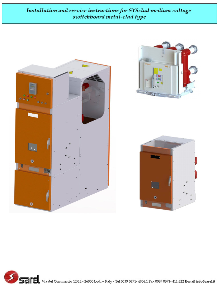 Manuale SYSclad - EN - Rev. 03-10-14 | PDF | Switch | Fuse (Electrical)