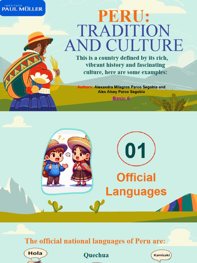 Peru Tradition and Culture | PDF | Peru | Foods