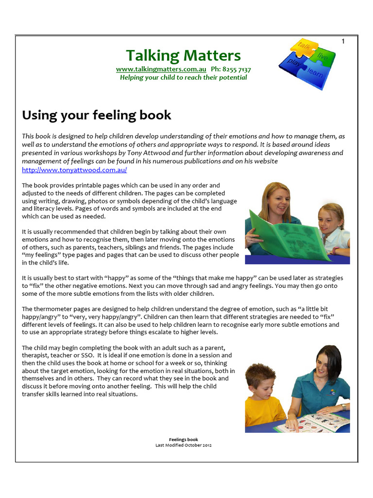 Feelings Book | PDF | Feeling | Emotions