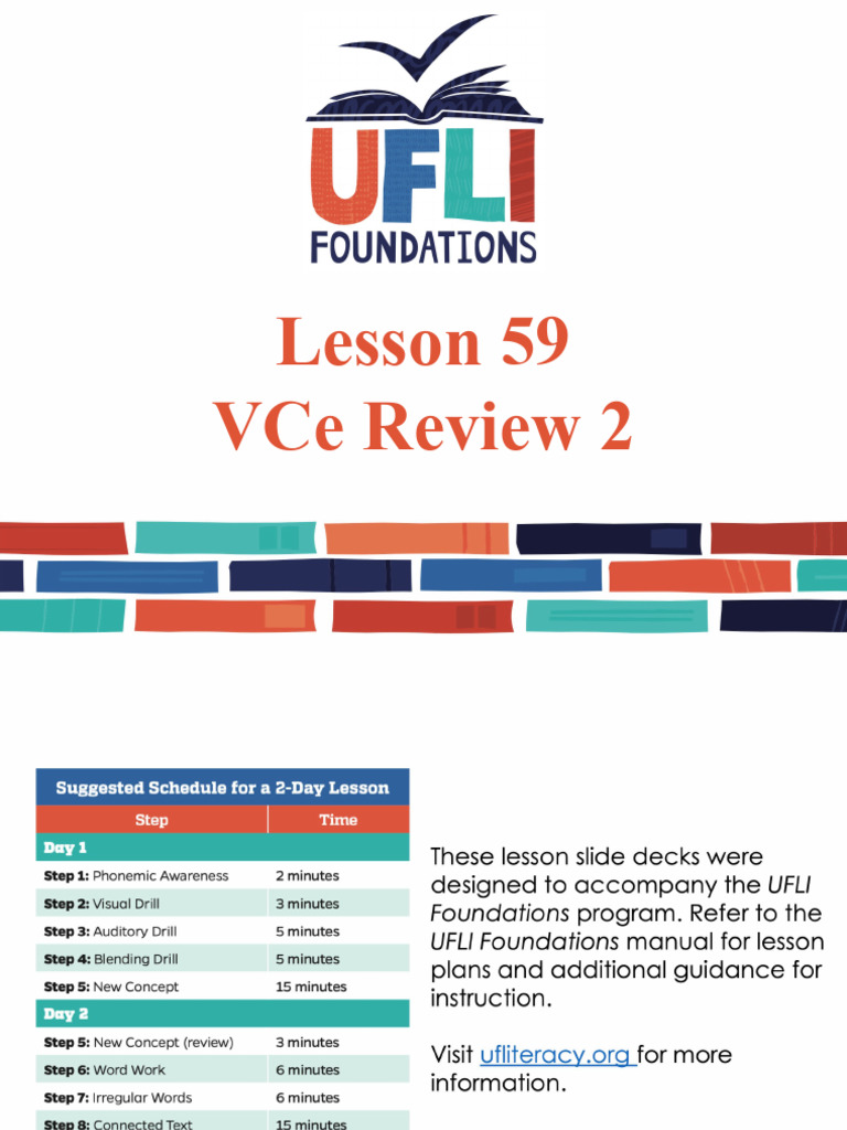 VCe Review 2: Lesson 59 Overview | PDF