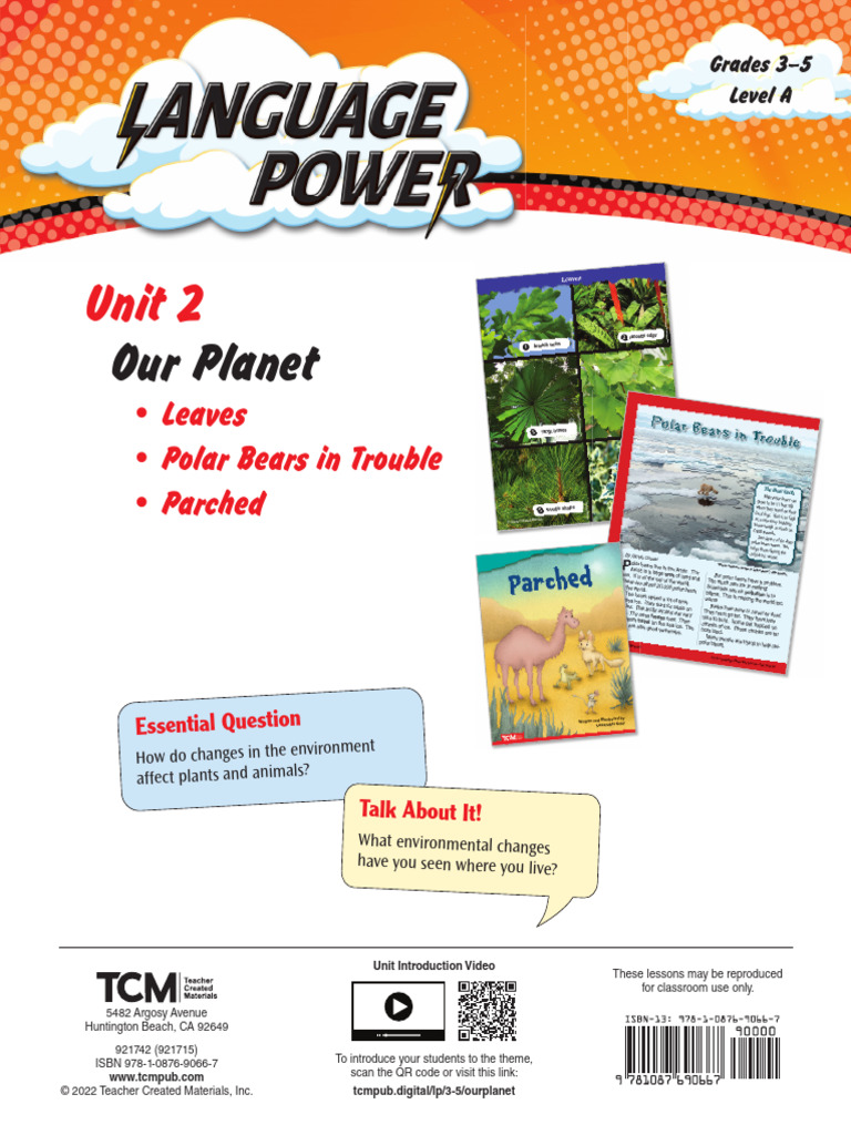 Unit2 Ourplanet LP | PDF | Vocabulary | Adverb