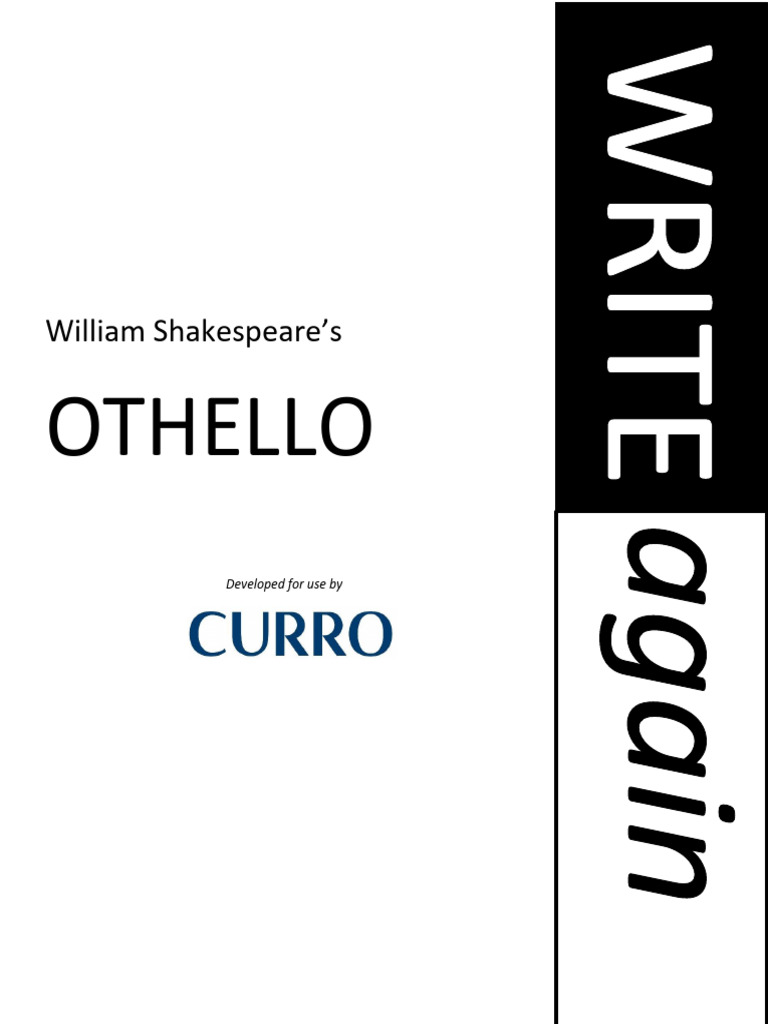 WA Othello - Teacher's Guide | PDF | Othello | Iago WA Othello - Teacher's Guide | PDF | Othello | Iago