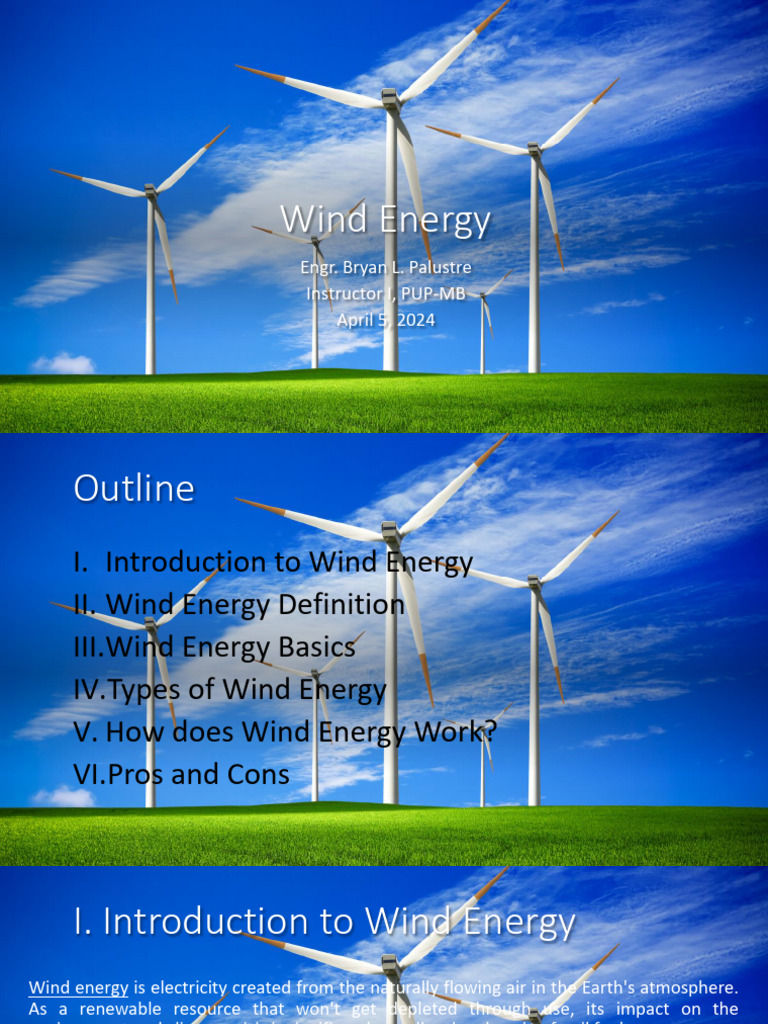 Wind Energy 101 April 5 2024 Pdf Wind Power Wound