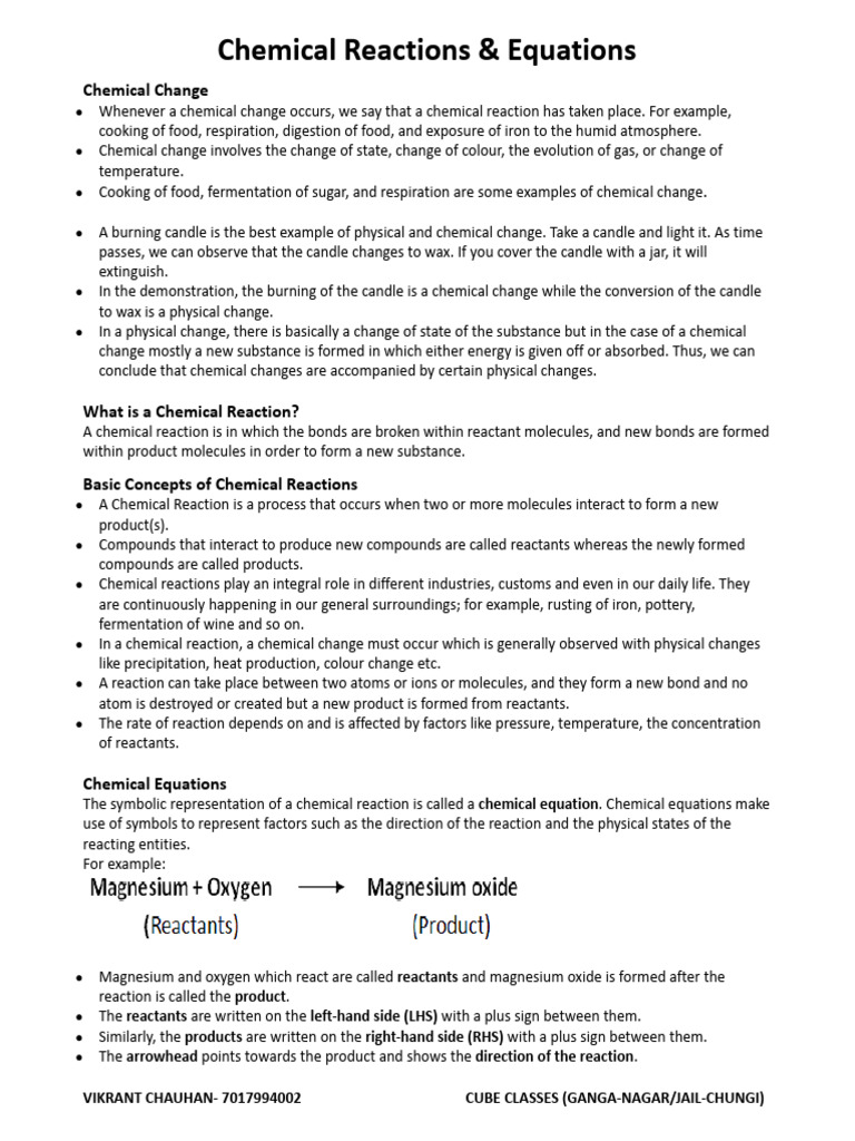 Chapter 1 Chemistry | PDF | Redox | Rust