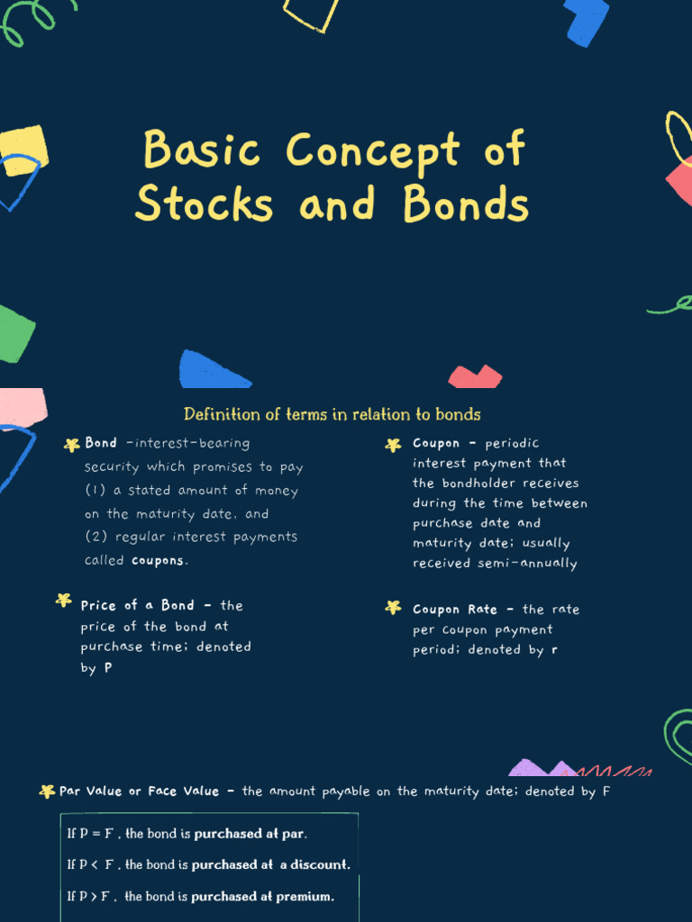 Definition of Terms in Relation To Bonds | PDF | Bonds (Finance) | Present Value