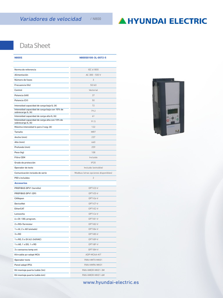Datasheet - N800S0100 3L 0072 5 | PDF