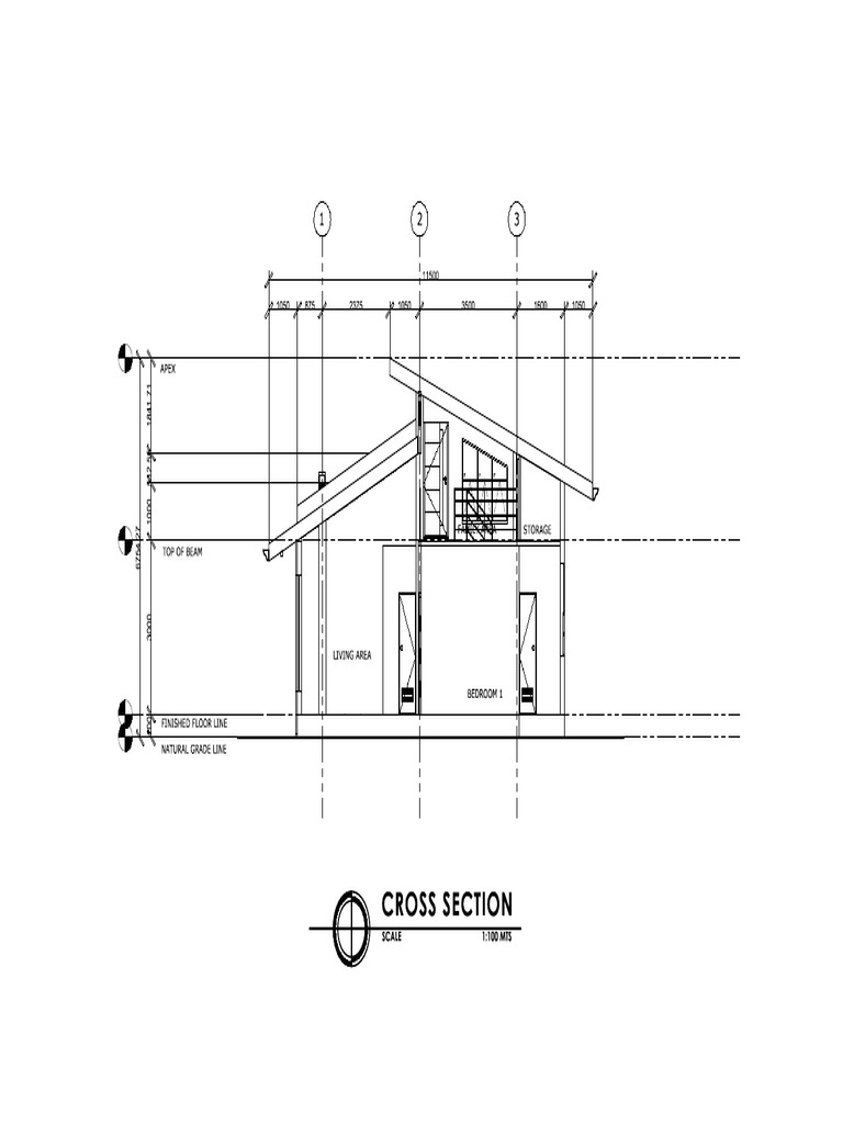 Cross Section: Scale 1:100 MTS | PDF