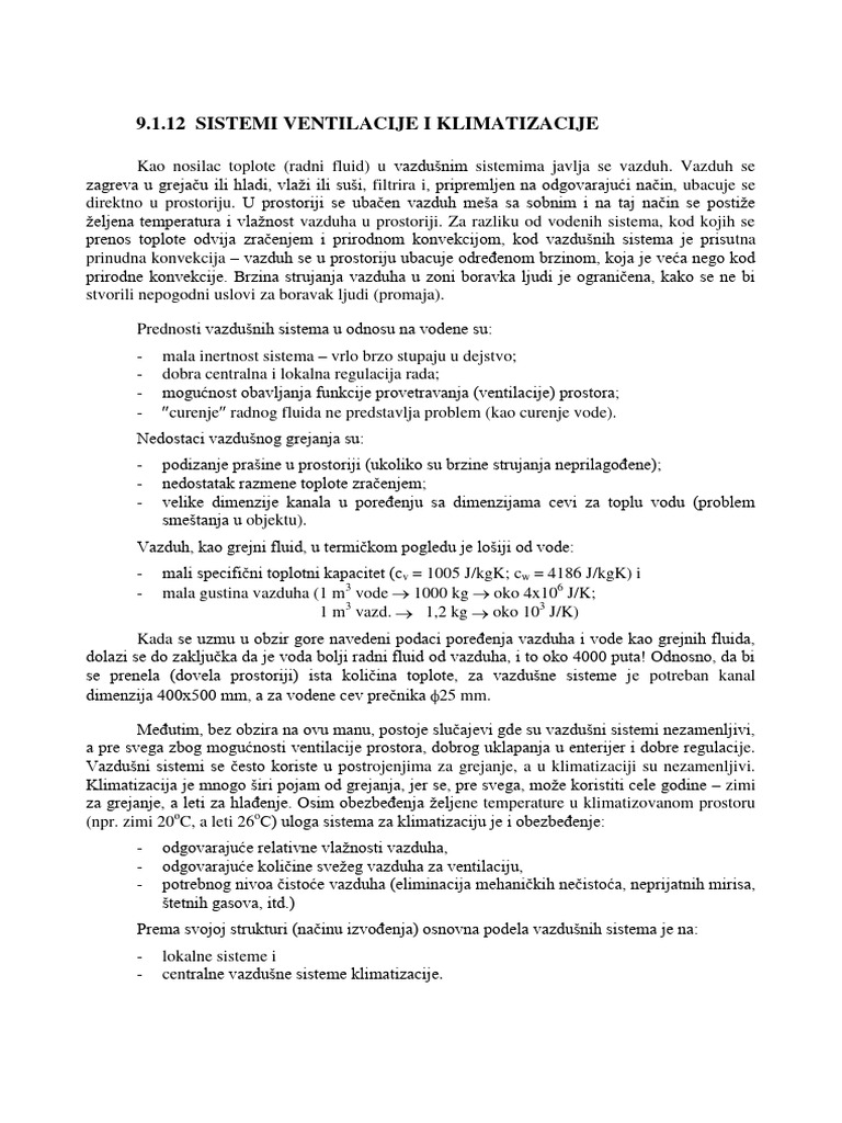 9.1.3 Uredjaji I Oprema Sistema Za Grejanje Handsout | PDF