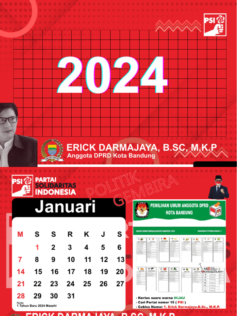 Kalender PSI Erick 2024 | PDF