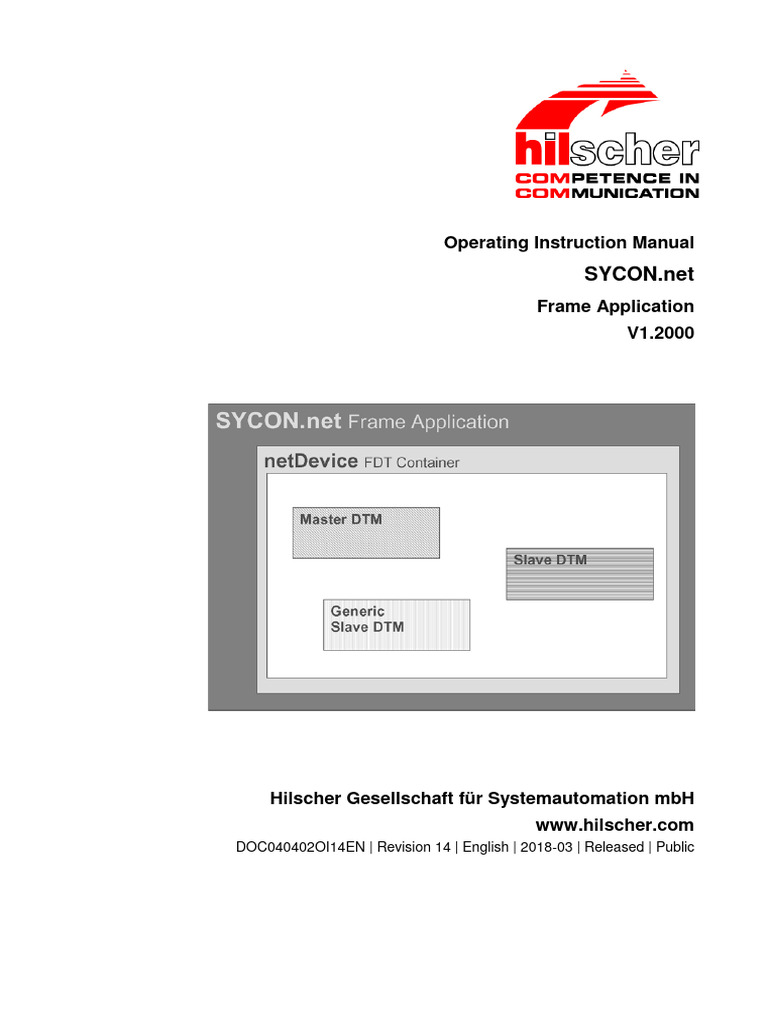 SYCONnet Netframe OI 14 EN | PDF | Menu (Computing) | Icon (Computing)