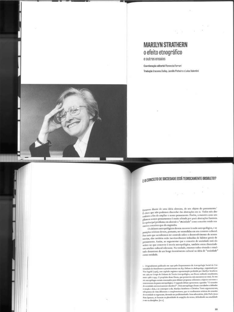 Strathern O+conceito+de+sociedade+está+teoricamente+obsoleto | PDF