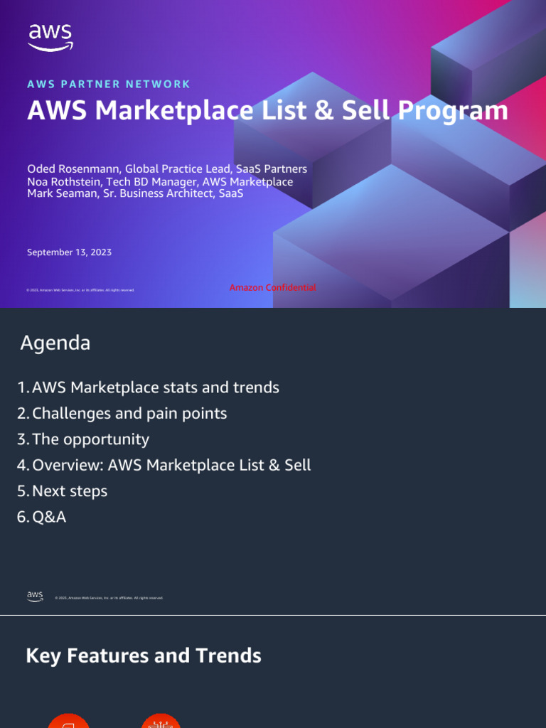 AWS Marketplace List and Sell | PDF | Amazon Web Services | Software As A Service