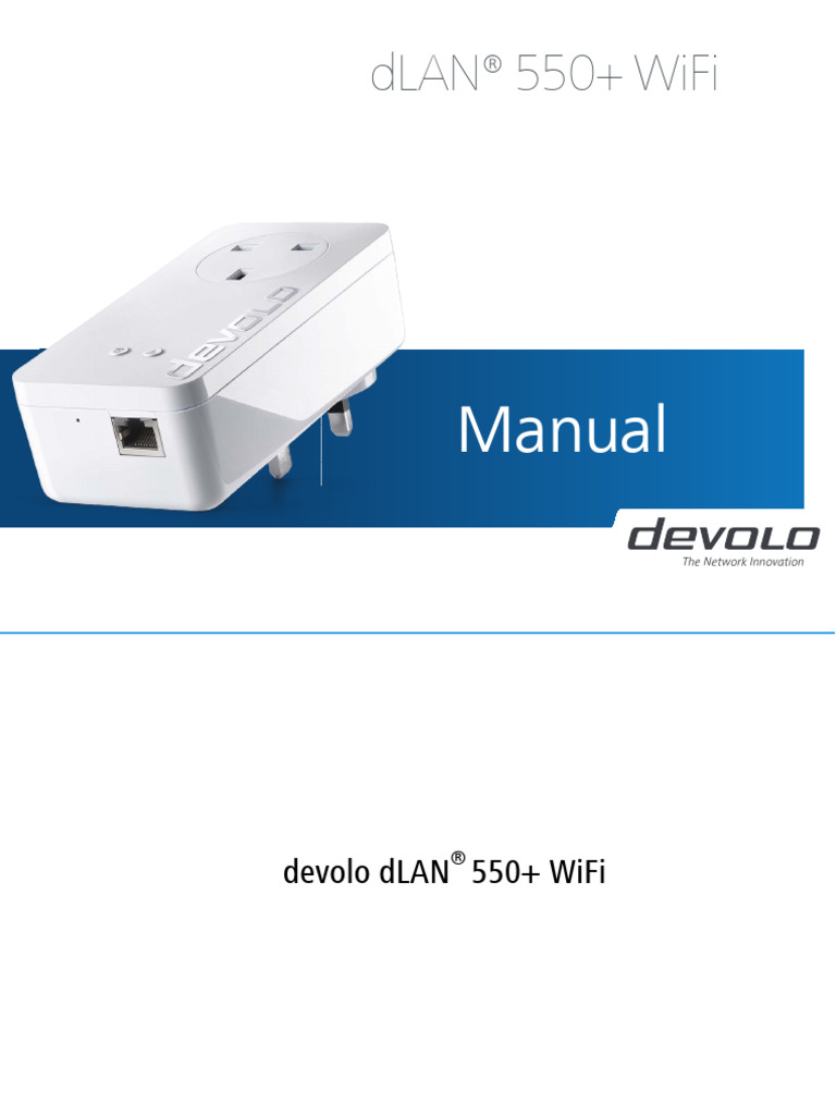 Devolo Dlan 550 Wifi Starter Kit Collection | PDF | Wi Fi | Wireless Lan
