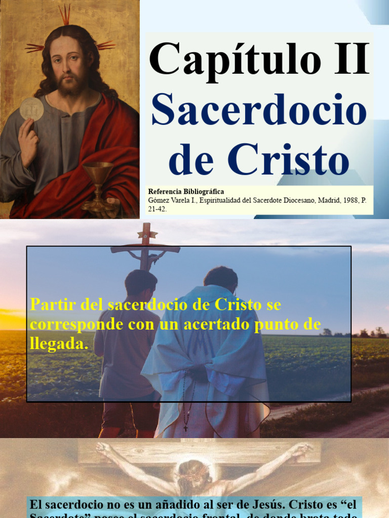 Sacerdocio de Cristo: Nuevo y Único | PDF | Sacerdote | Jesús