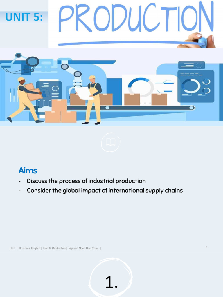 UEF_BE_Unit 5_Production_Chau Nguyen_Full Lecture | PDF | Supply Chain ...