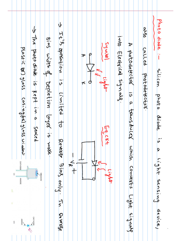 Unit 1 Photo Diode | PDF