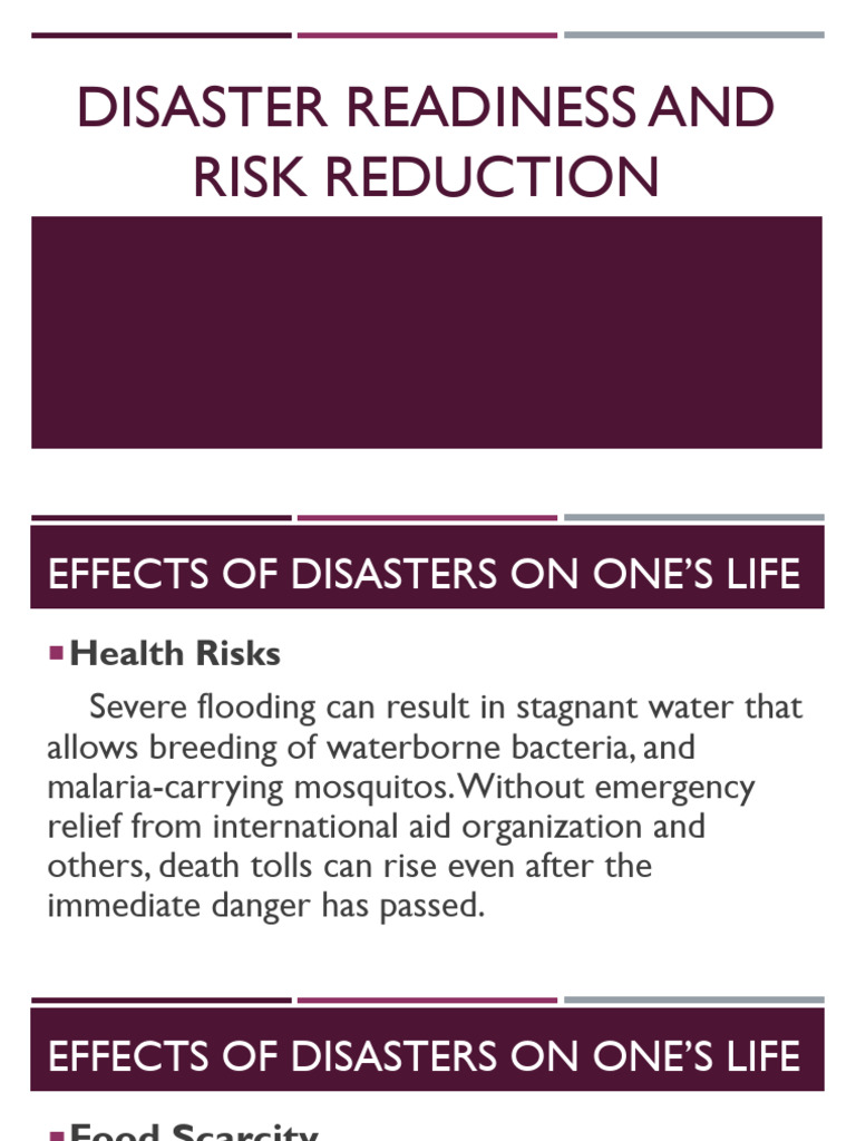 Disaster Readiness and Risk Reduction | PDF | Natural Disasters ...