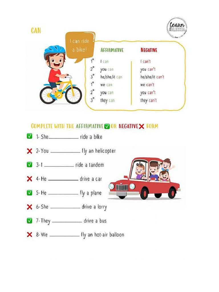 Modal Verbs Can | PDF