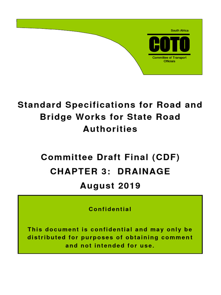 CHAPTER-3-DRAINAGE-CDF-Aug-2019 | PDF | Concrete | Drainage