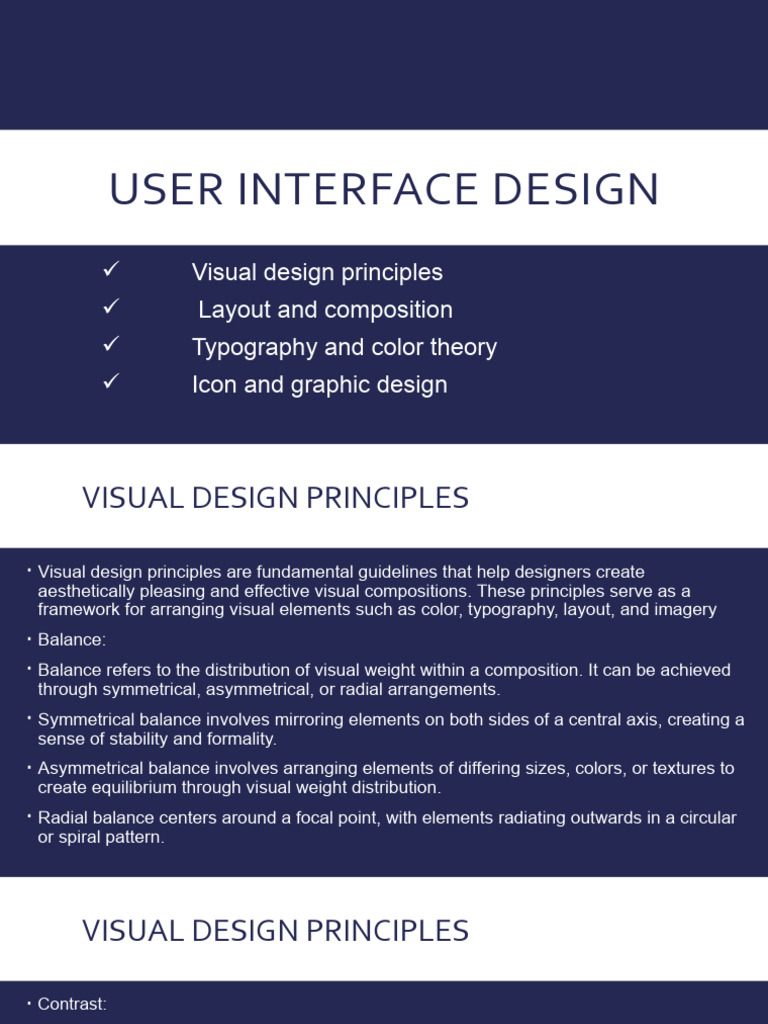 User Interface DESIGN | PDF | Typography | Composition (Visual Arts)