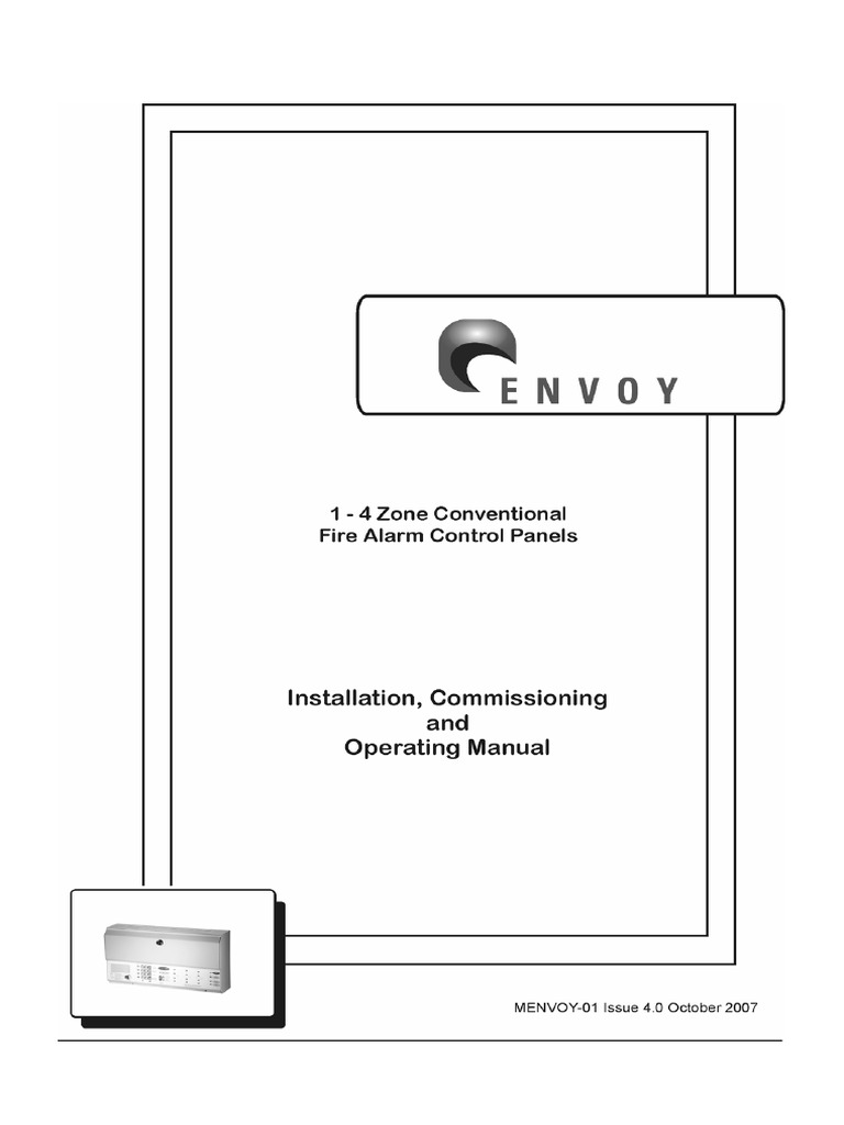 Envoy Fire Alarm System Manual | PDF | Electrostatic Discharge | Relay