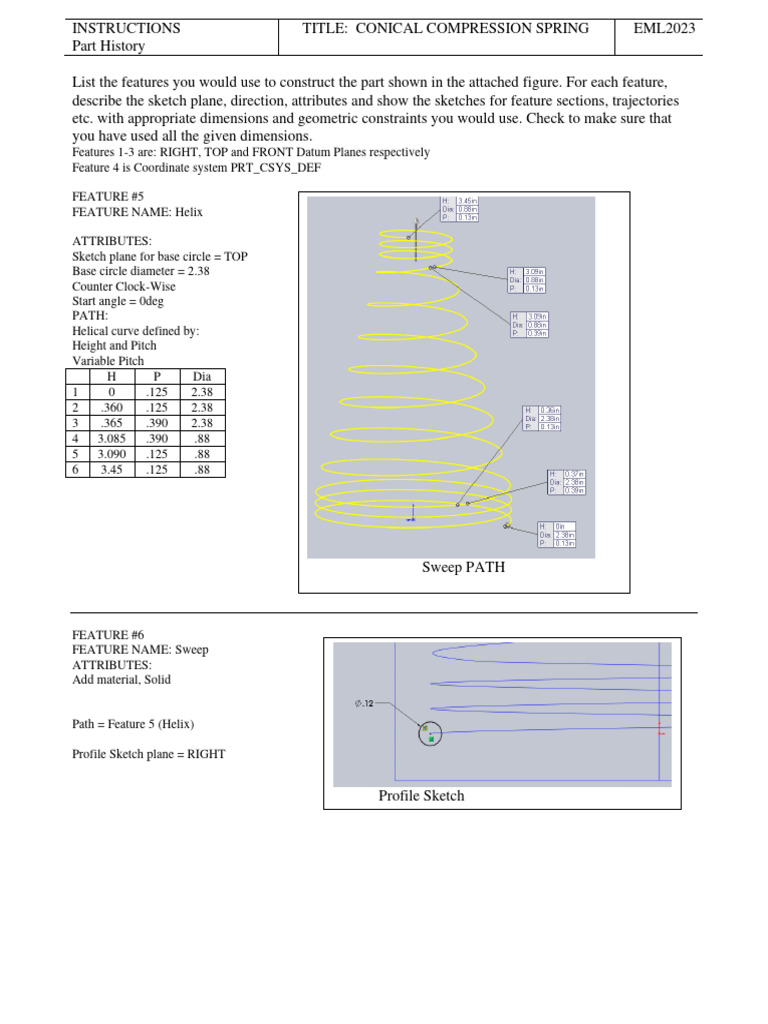 Conical Spring History | PDF