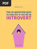 Introvert Self-Reflection Guide | PDF