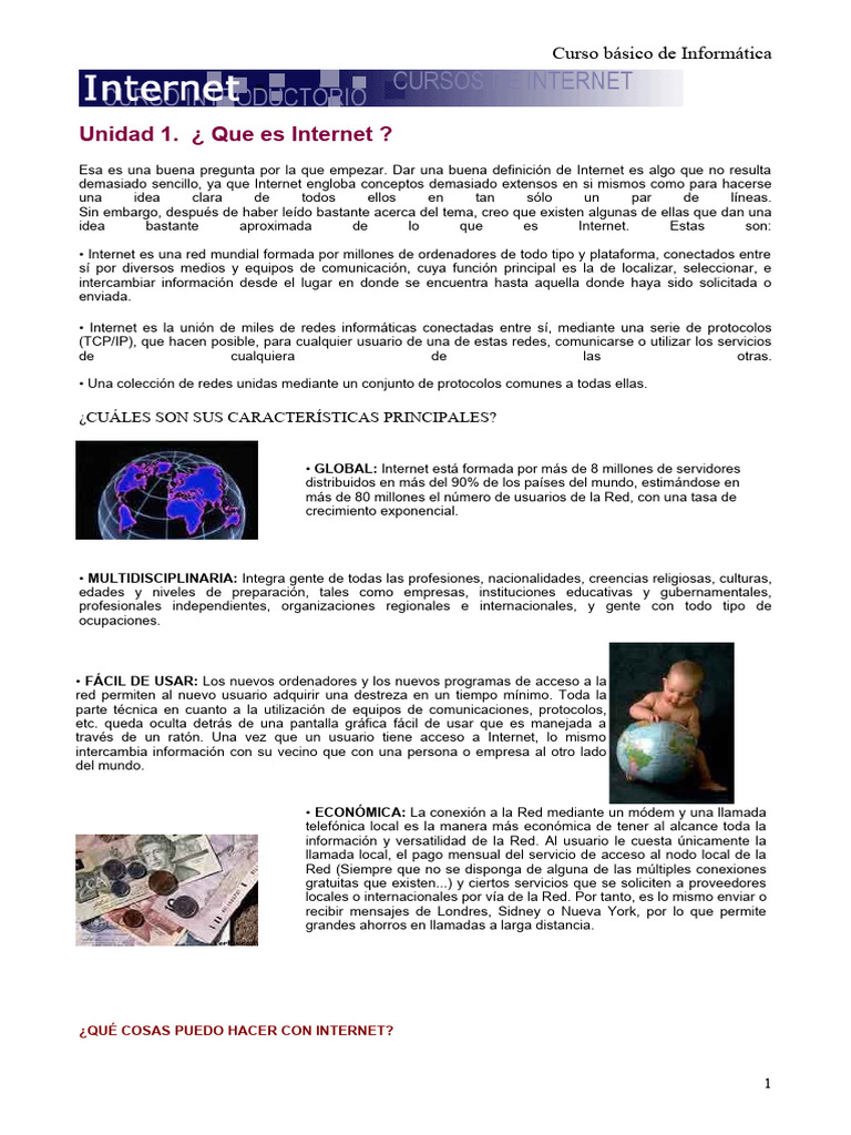 Modulo Internet | PDF | Red mundial | Internet y web