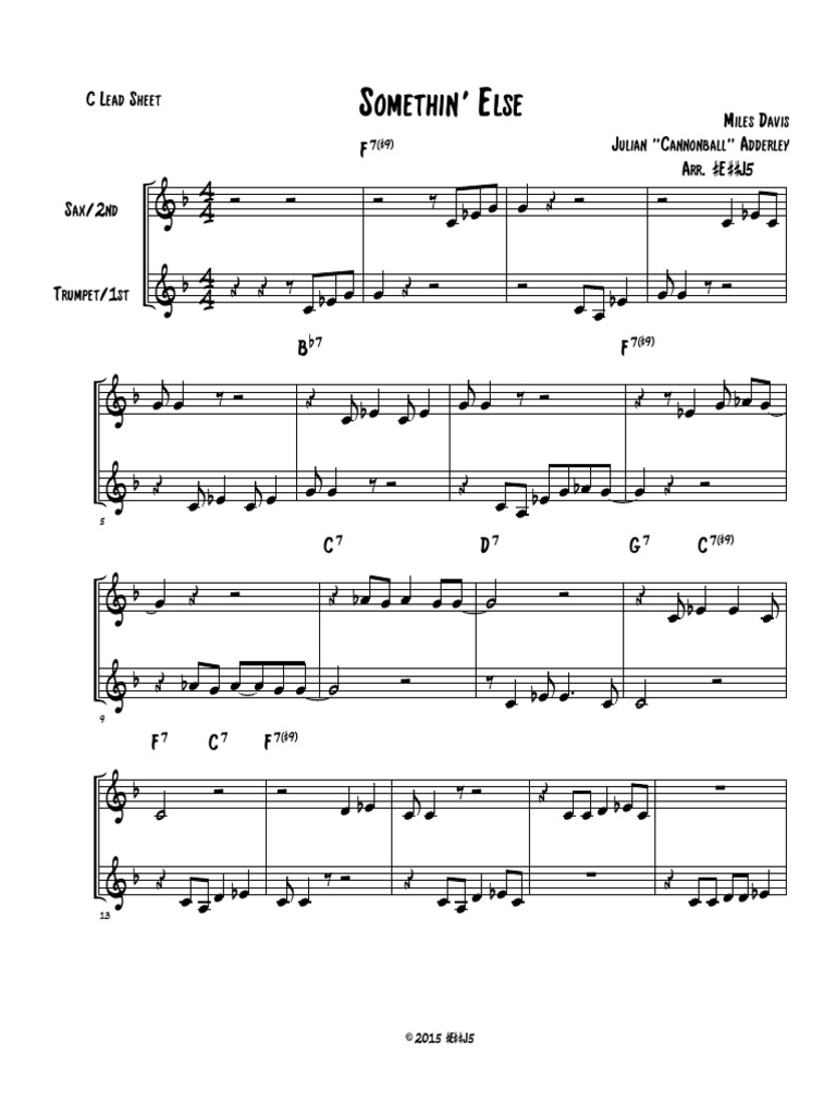 Somethin Else A | PDF