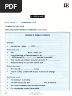 Academic Listening Practice Test 1-5 - Answer | PDF