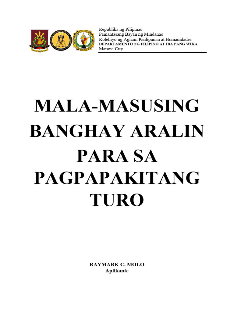 Banghay Aralin Final | PDF
