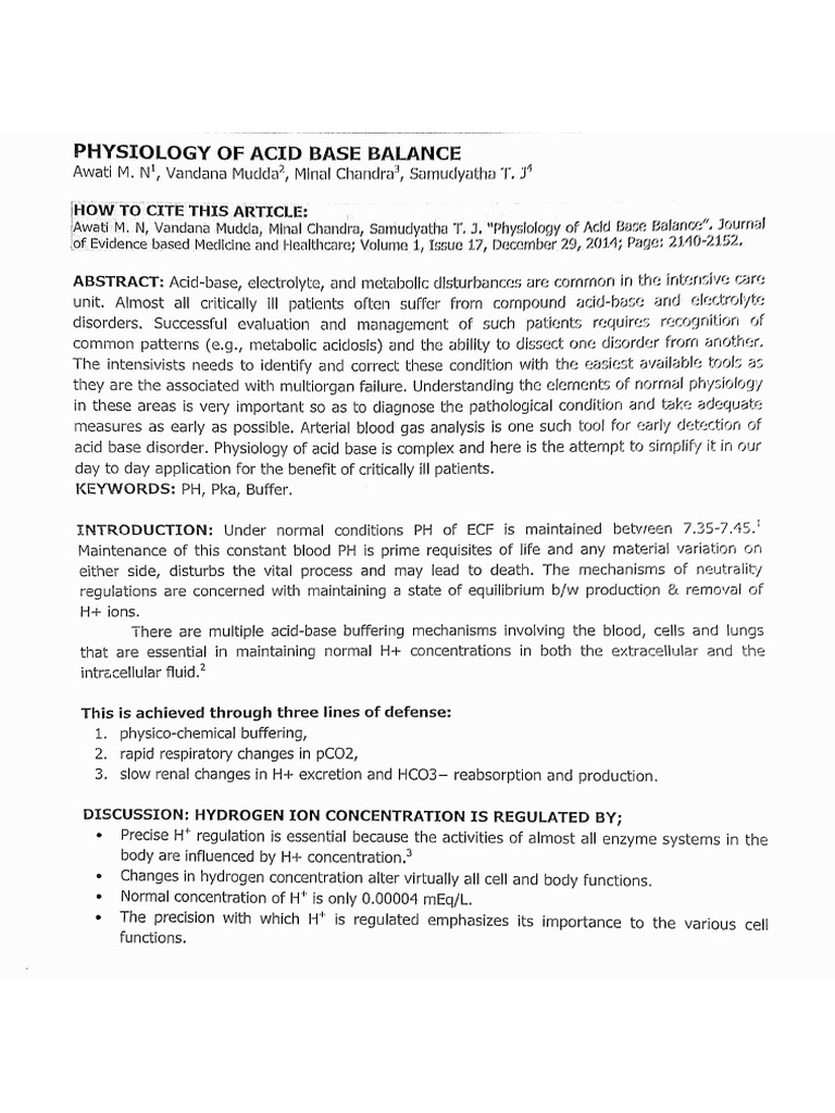Acid & Bases | PDF