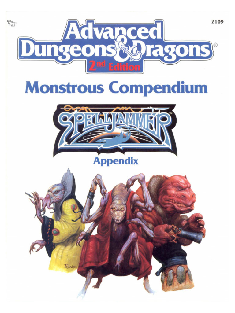 Spelljammer Complete Monstrous Compendium | PDF