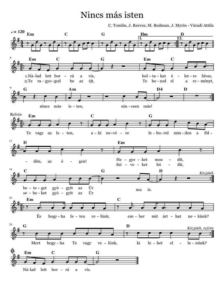 Nincs Mas Isten | PDF