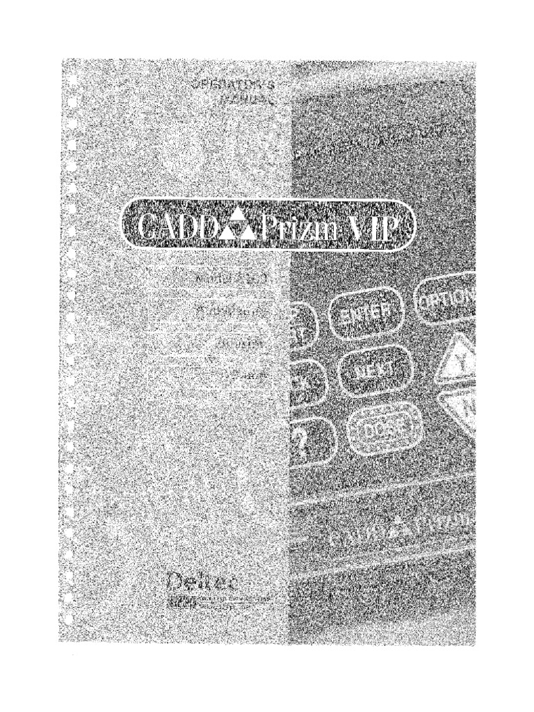Cadd Prizm 6100 | PDF
