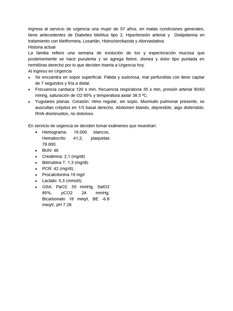 Tarea 1 | PDF | Neumonía | Medicina CLINICA
